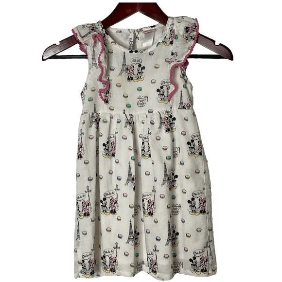 Disney | Dresses | Disney Mickey Mouse Girls Sz 5 Lined Paris France ...